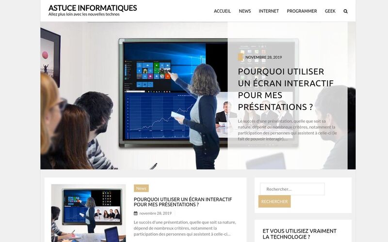 Astuce informatiques – Allez plus loin avec les nouvelles technos – J.C ...